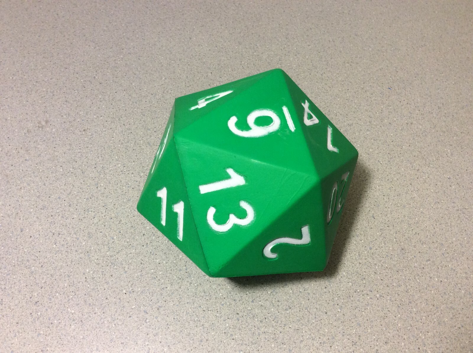Jumbo Polyhedra Die 20 Sided Large Foam Dice Dungeons and Dragons Role ...