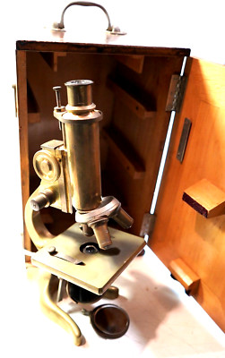 EXC+++ RARE+++ 1888 F. Koristka brass Original Microscopio Microscope ...