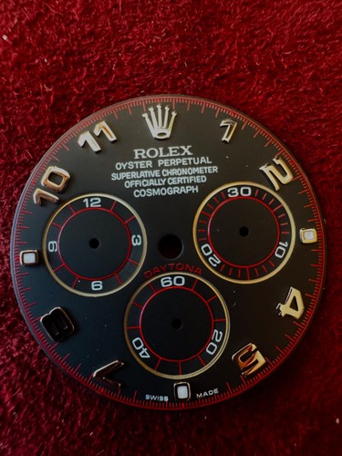 Rolex Daytona Black Racing Dial 116509 116519 116520 Cal4130 with hands ...
