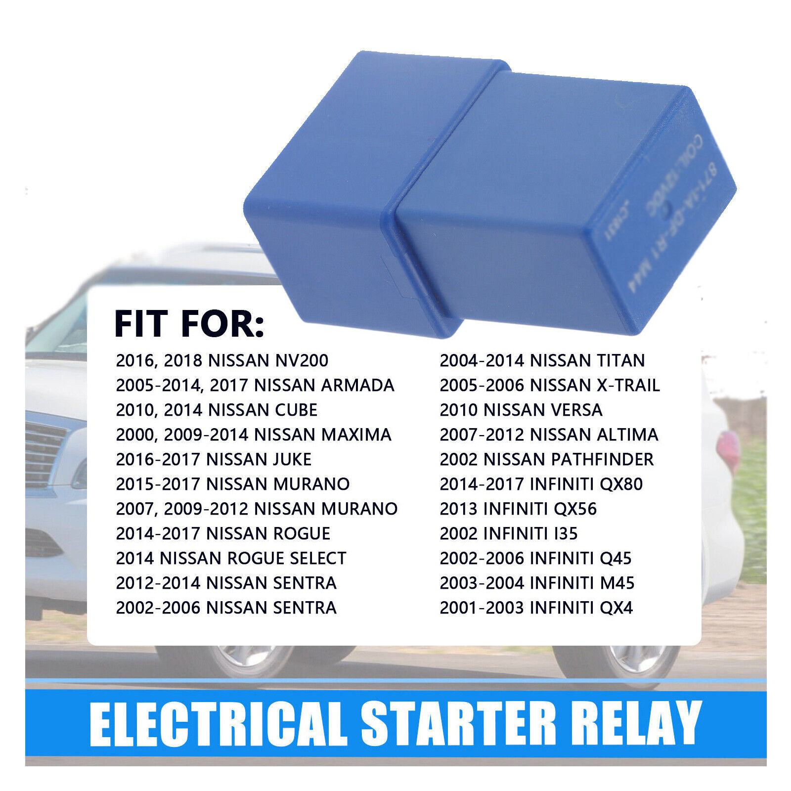 New Relay 25230-79917 For Infiniti Q45 EX35 Nissan NV200 Rogue Versa ...