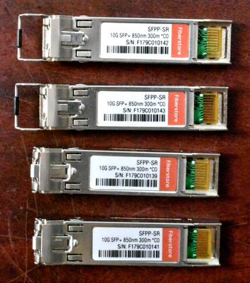[Lot of 4] Fiberstore SFPP-SR 10G SFP+ 850nm 300m Transceiver Module | eBay
