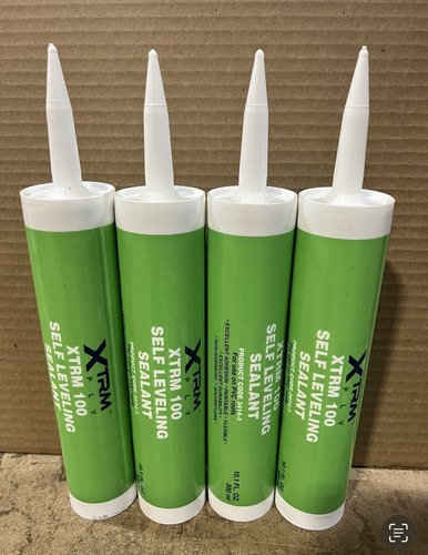 4 Pack XTRM 100 Camper Roof Self Leveling Sealant RV Rubber Roof Caulk ...