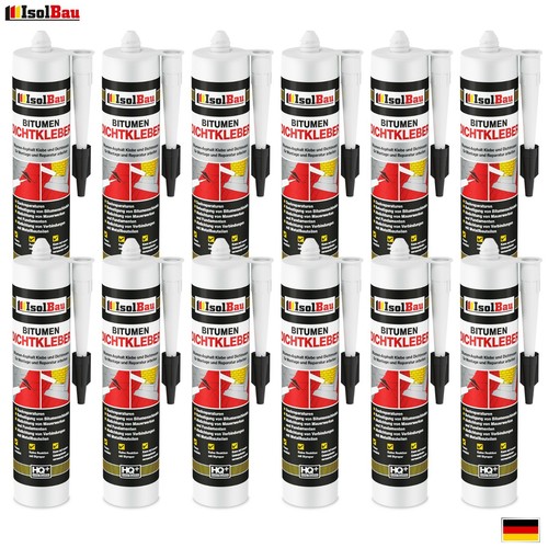 Bitumenkleber 12 x 310 ml Dachdichtstoff Bitumen Dichtmasse ...