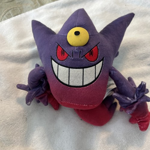 READ Mega Gengar Plush 7" Pokemon Center 2014 Stuffed Toy Doll Nintendo ...