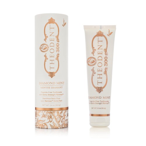 Theodent 300 Fluoride-Free Toothpaste 3.4oz Whitening Crystal Mint | eBay