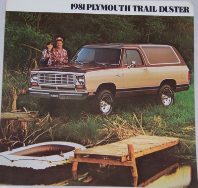 1981 81 Plymouth Trail Duster original sales brochure | eBay
