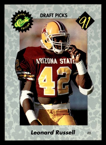 Leonard Russell 1991 Classic Card #13 Arizona State Sun Devils | eBay