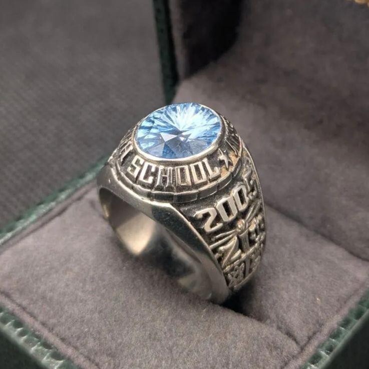 jostens LTM 2005 Vintage High School Class Ring US:10-10.5 Lustrium (Alloy) GUC | eBay