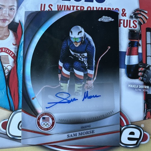 2026 Topps Chrome USA Winter Olympic Paralympic Hopefuls Auto Sam Morse ...