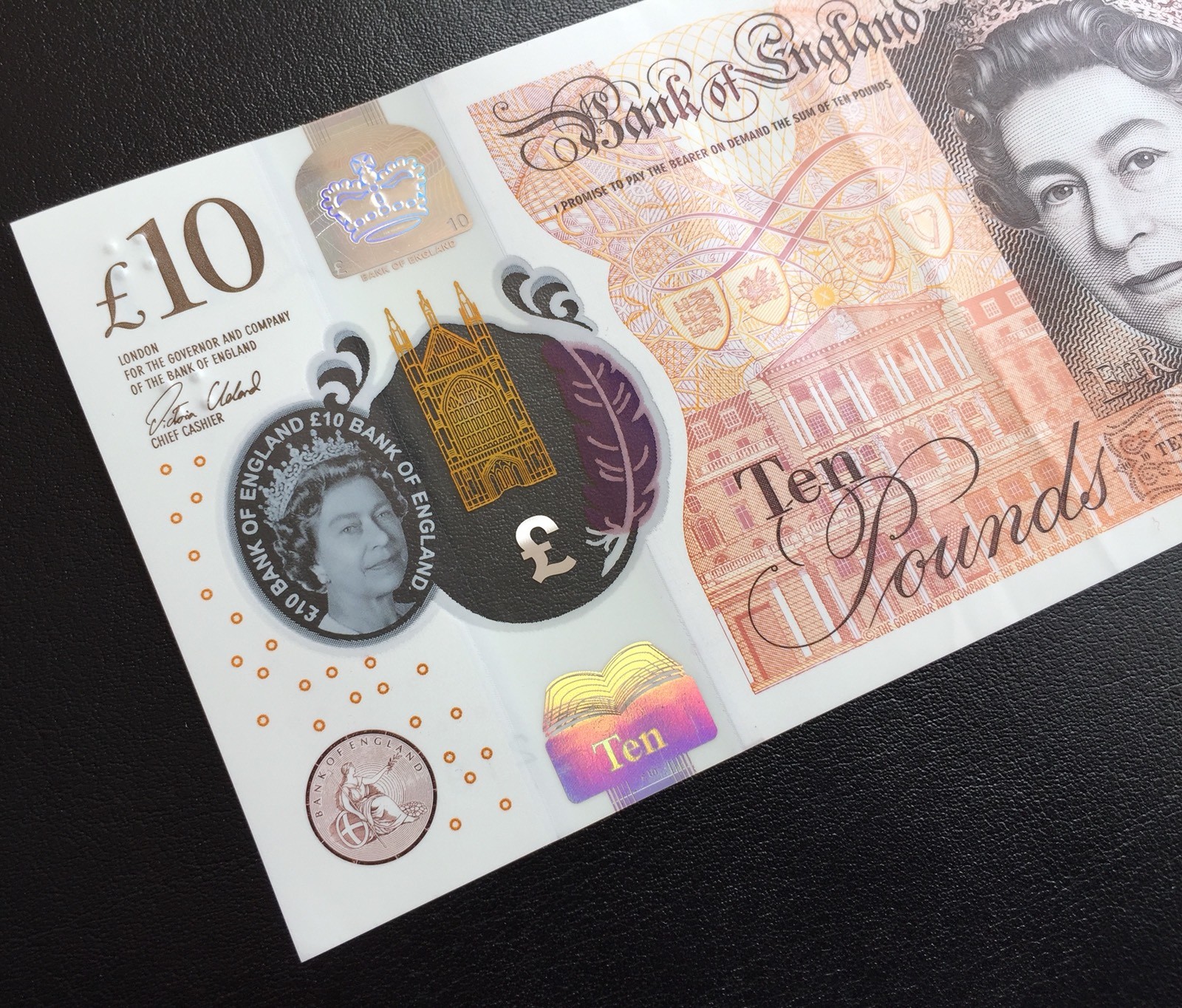 Collectible £10 GB Bank Note AA38 219971 In Good Condition 2017 First ...