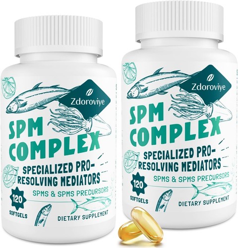 Zdoroviye SPM Supplement - Specialized Pro-Resolving 120 Count (Pack of ...