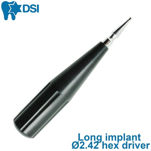 DSI Dental Implant Long Hand Driver Ø2.42mm Internal Hexagonal Systems ...