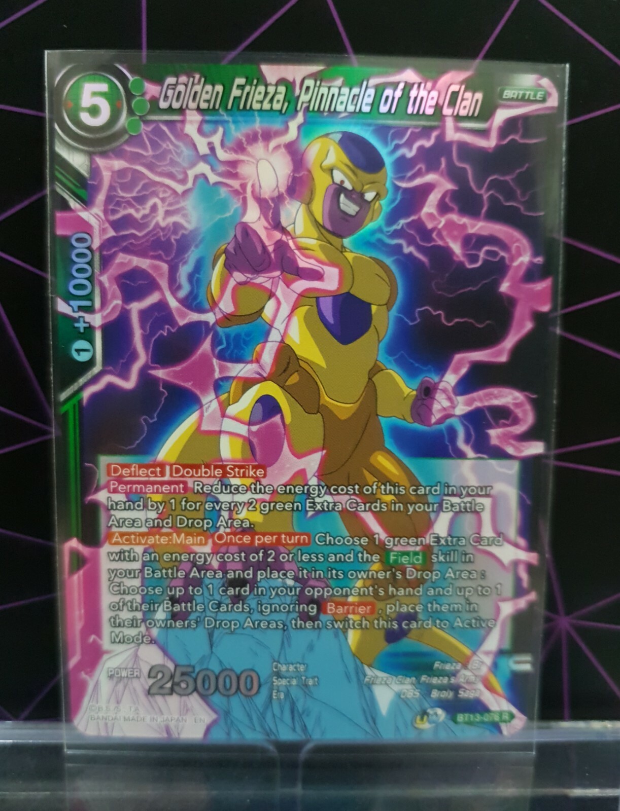 Dragon Ball Super CCG/ Golden Frieza, Pinnacle of the Clan FOIL BT13-076 Rare | eBay