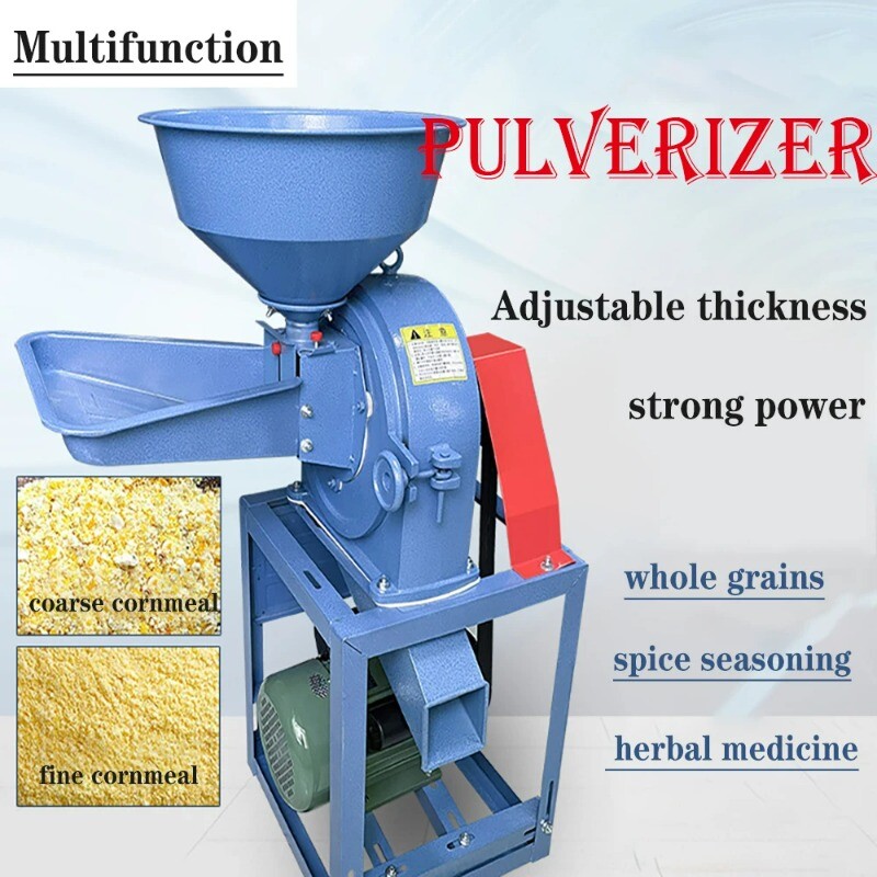 Corn Shredder Small Multi-grain Mill Multi-function Feed Powder Grinder ...