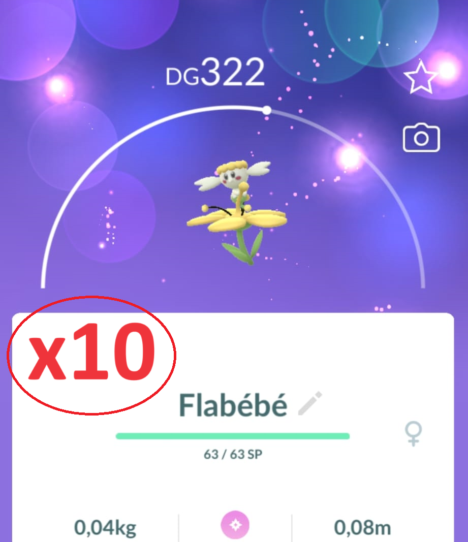 Pokemon Flabebe(Yellow) x10 GO - Fast Delivery - Chance of Lucky !! | eBay