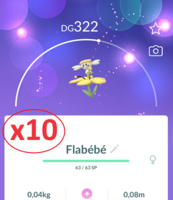 Pokemon Flabebe(Yellow) x10 GO - Fast Delivery - Chance of Lucky !! | eBay