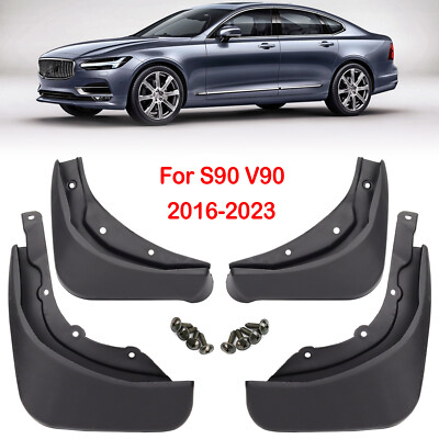 4pc Front Rear Mud Flaps Splash Guard Mudguard Cover For VOLVO S90 V90 ...