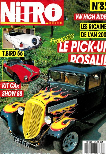 NITRO MAGAZINE N°85. 1988. FORD THUNDERBIRD 1956. KIT CAR SHOW. PICK-UP ...