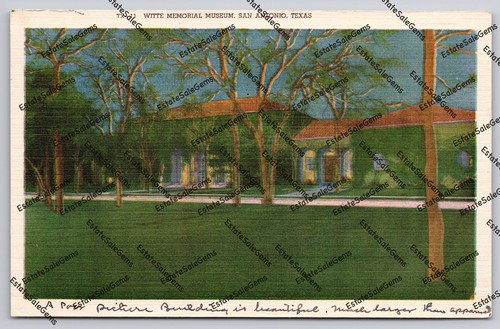 Vintage Postcard Witte Memorial Museum San Antonio Texas Ebay