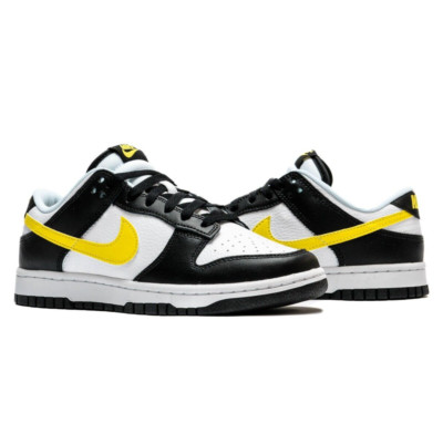 Nike Dunk Low Black Opti Yellow Panda Men's Sizes FQ2431-001 New | eBay