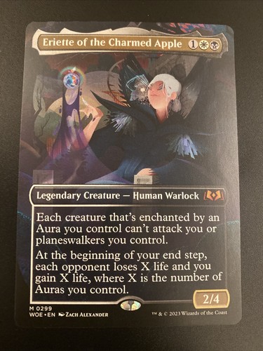 MTG Eriette Of The Charmed Apple 0299 Borderless Wilds Of Eldraine (WOE ...
