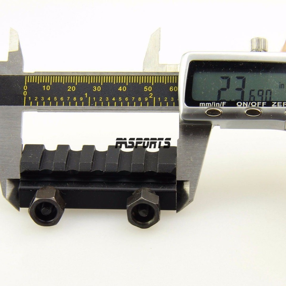 0.5" inch 5 Slot Riser 20mm WEAVER PICATINNY Scope Mount | eBay