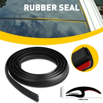 10Ft Windshield Molding Rubber Seal Trim for Windscreen and Windows ...