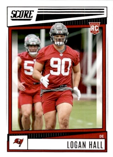 2022 Panini Score Football NFL #359 Logan Hall Base RC Rookie Card ...