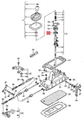 Genuine Bearing Shell Upper VW AUDI SKODA SEAT Beetle Cabrio Bettle ...