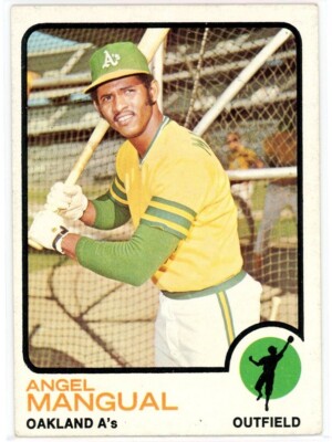 1973 Topps Baseball Angel Mangual #625 VGEX-EX | eBay