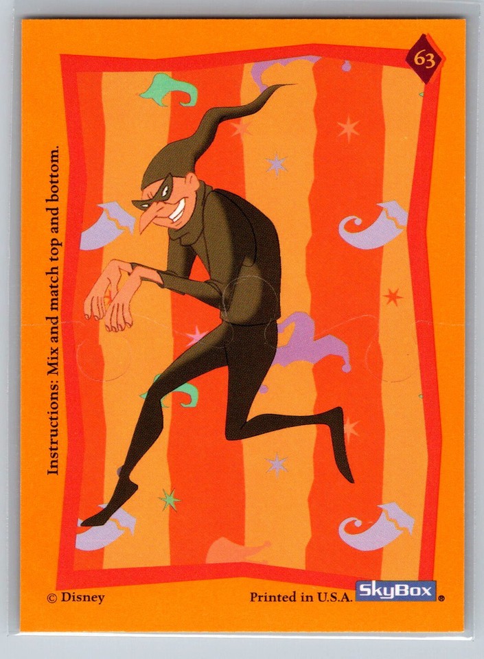 1996 Skybox The Hunchback of Notre Dame Scarecrow & Thief Puzzle Card ...