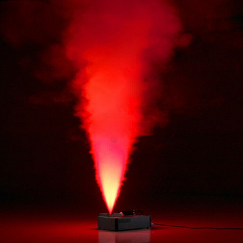 1500W Smoke Fog LED RGB DMX Vertical Spray Stage Light Fogger Effects ...