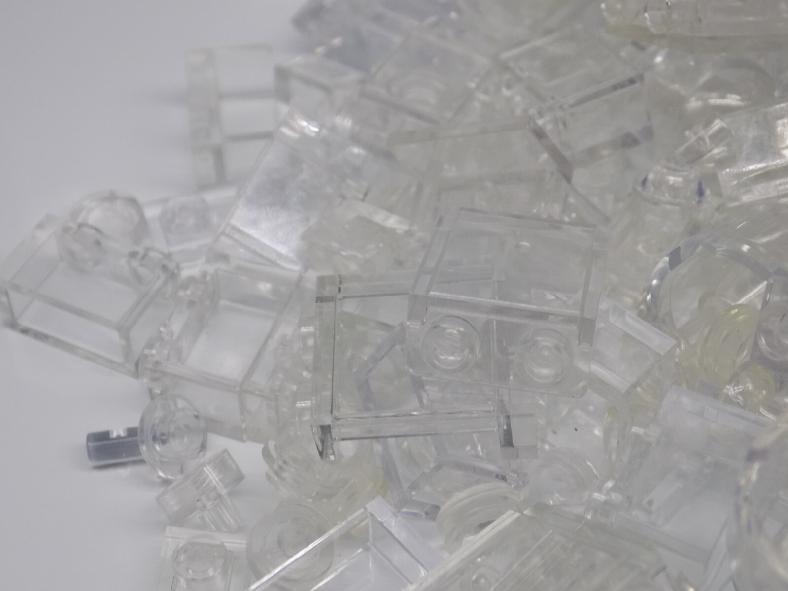 LEGO 100 pc Lot TRANSLUCENT CLEAR BUILDING Parts n PIECES {WASHED} | eBay