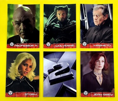 2003 Topps X-Men United: X2 Movie Trading Cards Base Cards #s 1-72 You ...