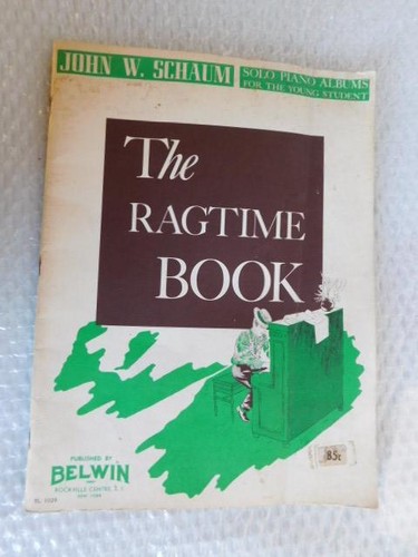 old vintage ragtime sheet music piano organ song book Scott Joplin rag ...