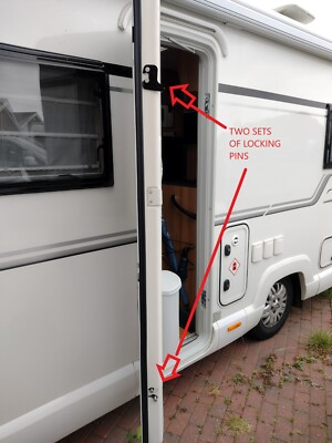 NiksNaks Security Door Lock Plate Type 2 Caravan & Motorhome | eBay UK