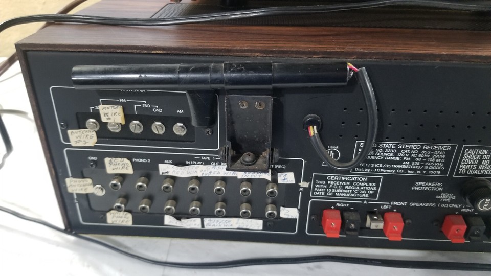 Vintage 1970s MCS Modular Component Systems 3233 Audio System Receiver ...