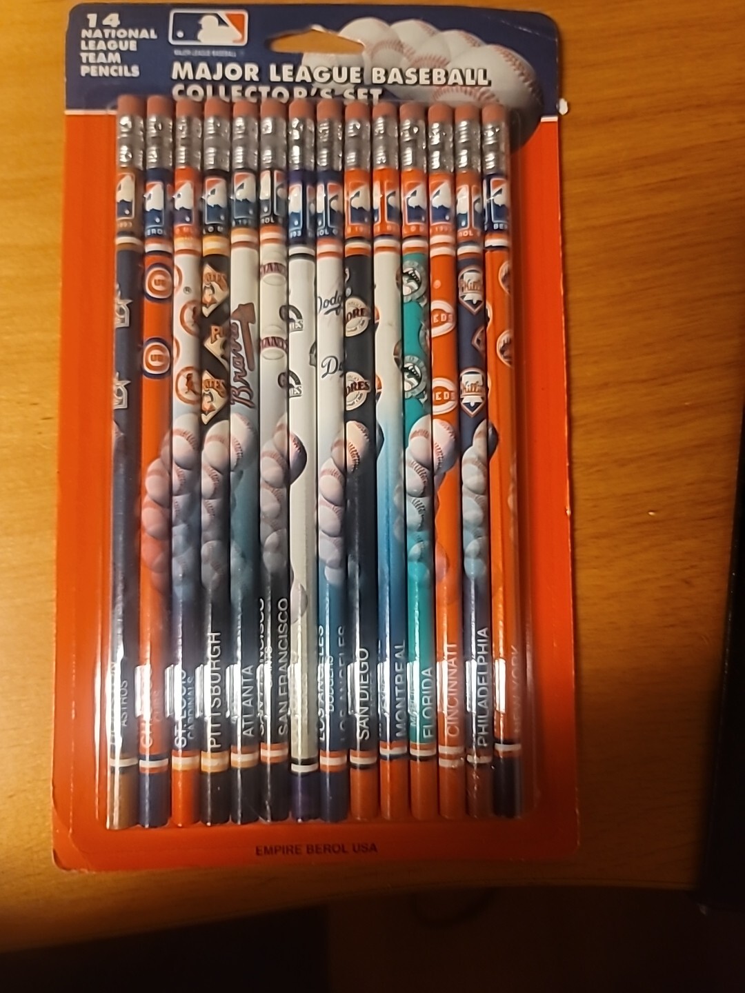 Vintage MLB Collector Pencils National League 1993 NL set | eBay