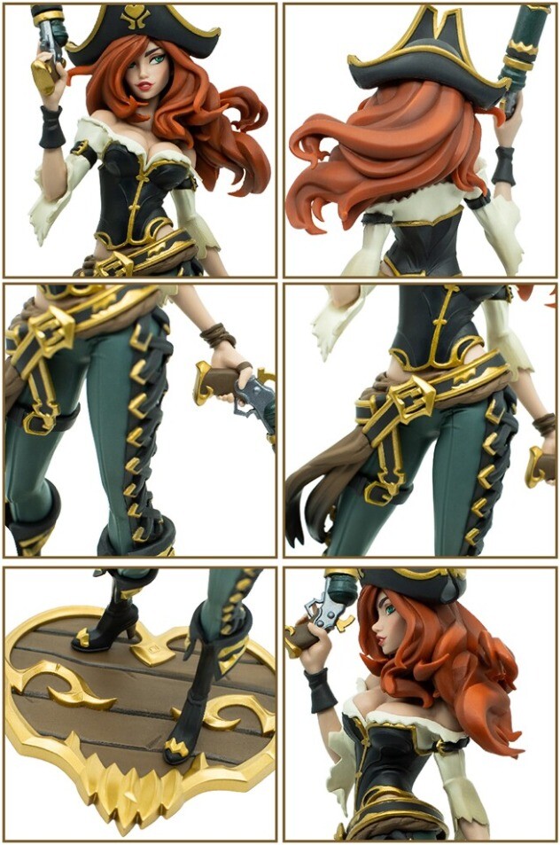 LoL League of Legends MISS FORTUNE Unlocked Statue Figure Riot Games ...