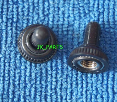 10pcs 6MM Black Mini Toggle Switch Rubber Resistance Boot Cover Cap ...