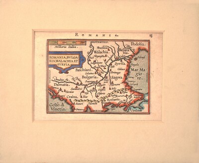 1900-Now - Map Of Romania