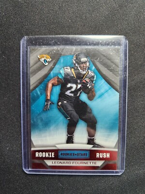 2017 Panini Rookies & Stars Football Leonard Fournette RC Rookie Rush ...