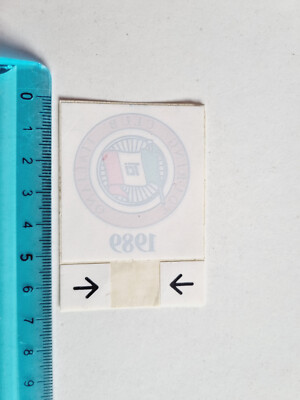 Sticker TCI Touring Club Italiano 1989 Vintage | eBay