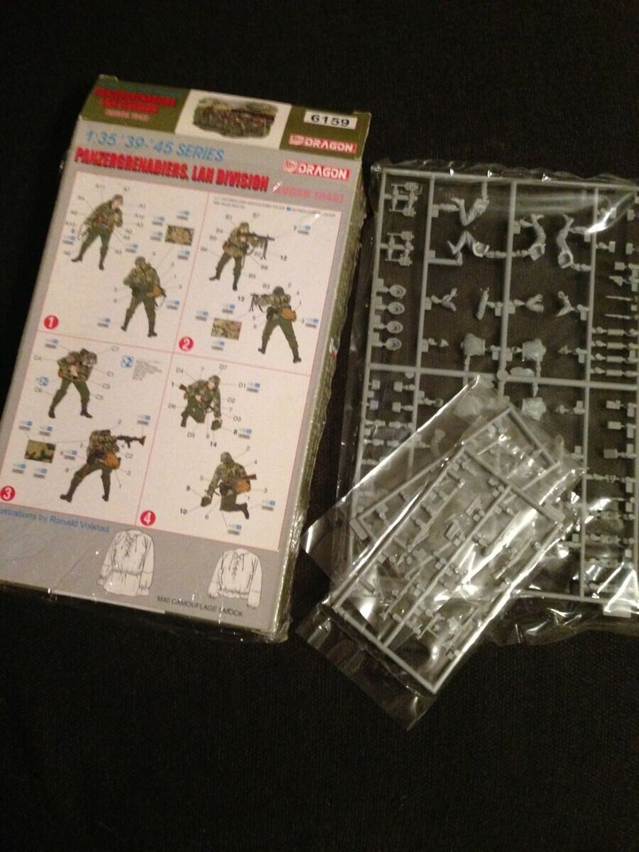 1/35 Dragon 6159 Panzergrenadiers LAH Division Kursk 1943 Russia Model ...