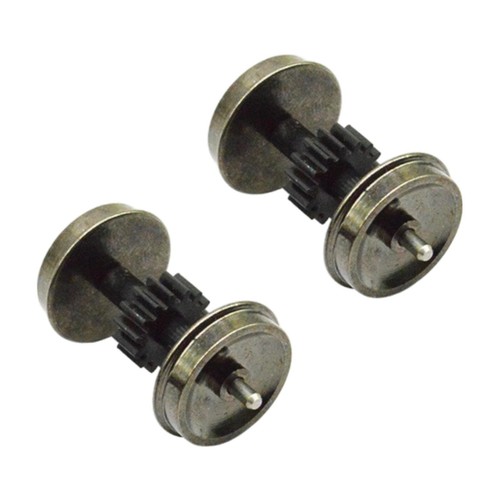 2 Pieces HO Scale Wheels Upgrade DC Wheel Set for 1:87 Model Trains ...