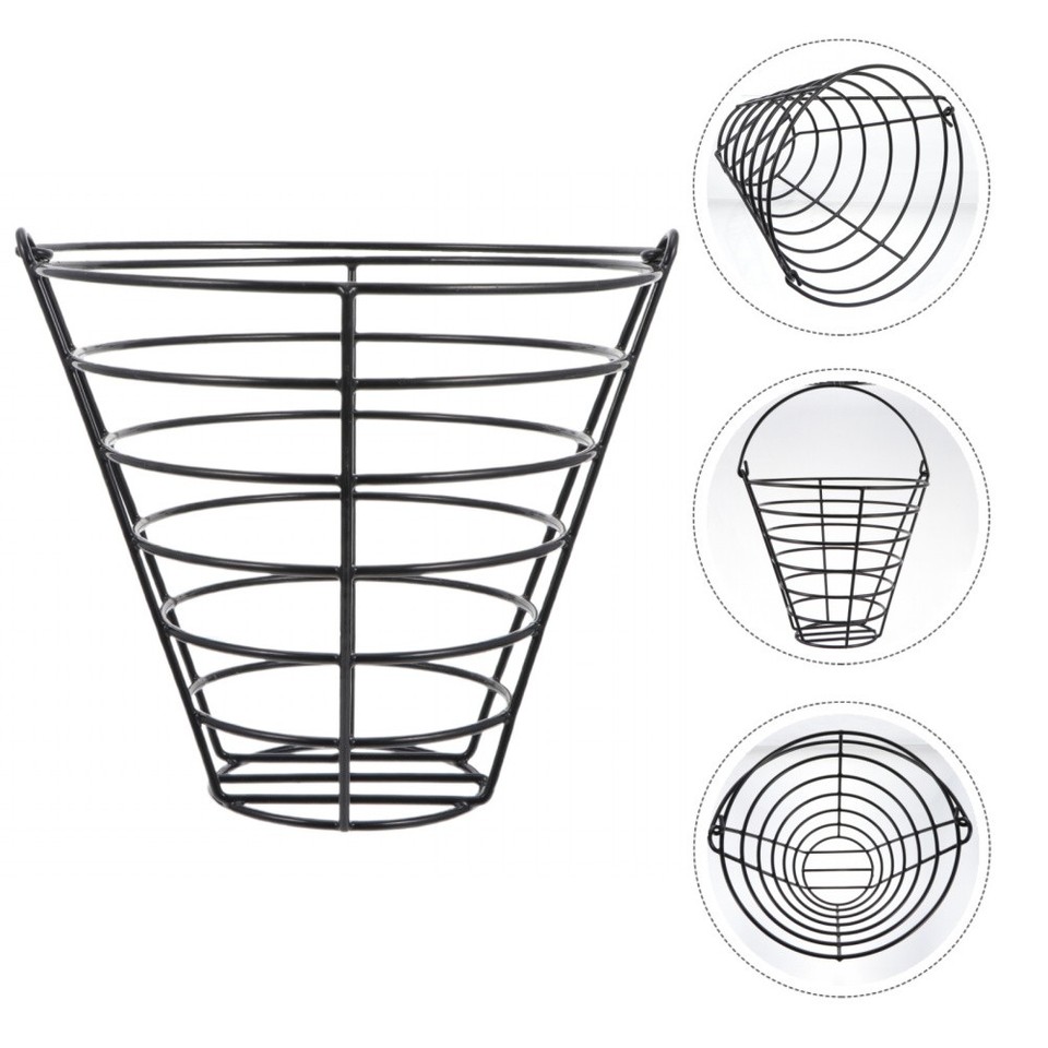 Ball Basket Metal Ball Container with Handle 50 Balls Storage Basket ...