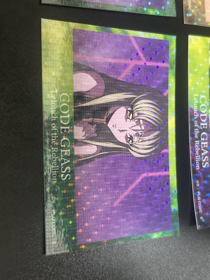 Code Geass Holo Sticker Set C.C. Lelouch 3PC Anime, NM Condition, | eBay
