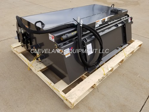 84" SWEEPSTER PICK UP BROOM ATTACHMENT Skid Steer Loader Sweeper Box ...