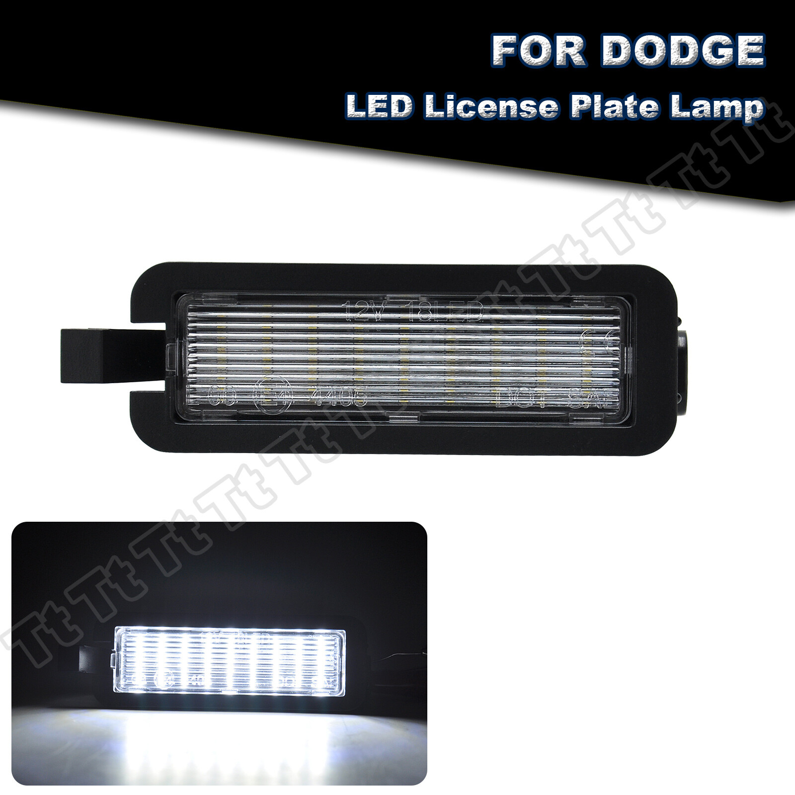 LED License Plate Light Lamp For 2015-2020 Dodge Charger Challenger ...