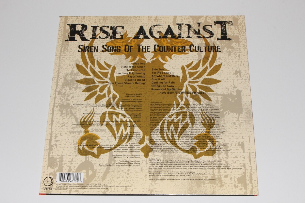 Rise Against Albums Rise Against Siren Song Of The Counter Culture